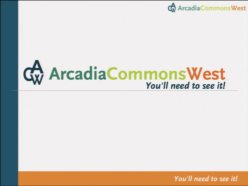 Arcadia Commons West and Event Center--A Vision for a Regional ...